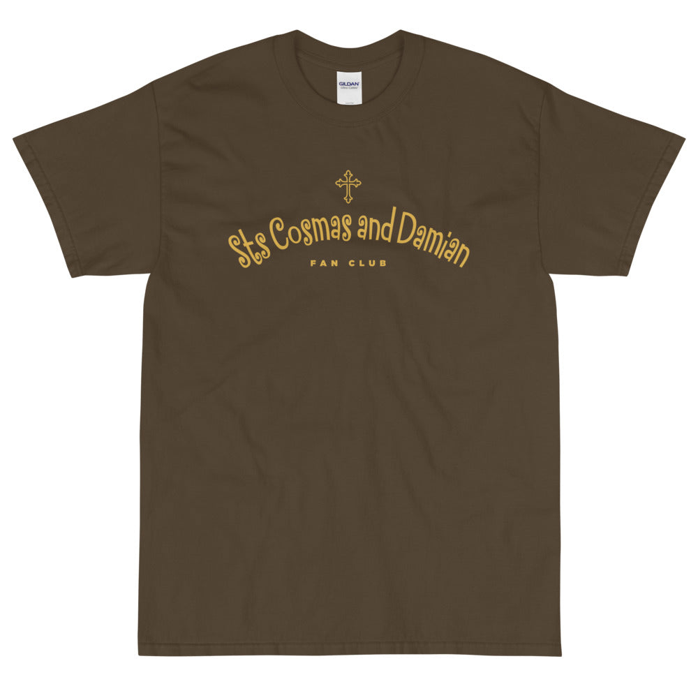 Sts Cosmas and Damian Fan Club, Catholic t-shirts – Catholic Cotton